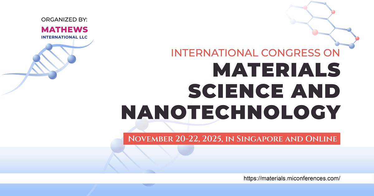 Materials Science and Nanotechnology Conference | MNano 2026