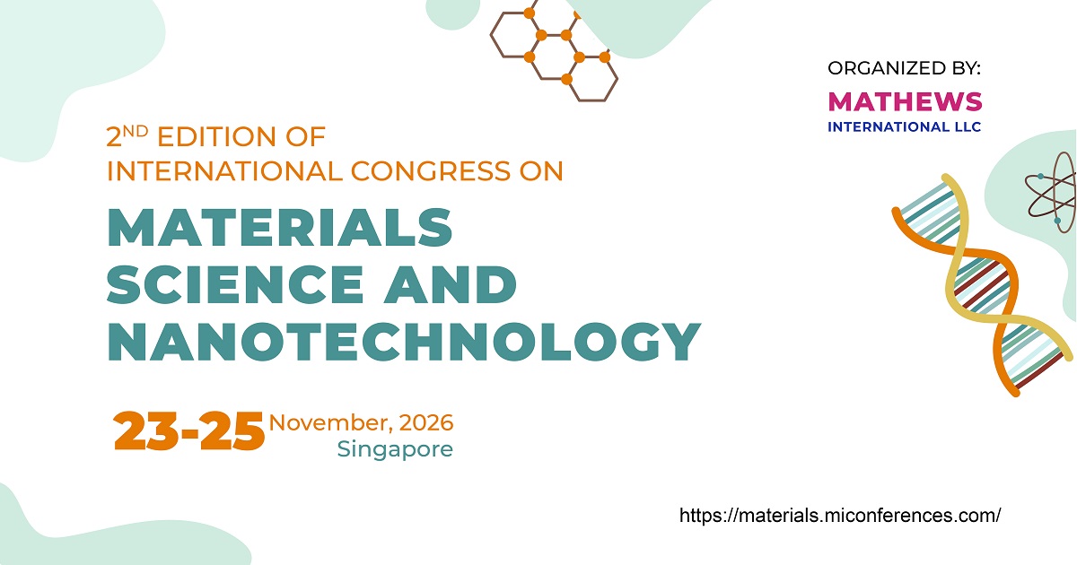 Materials Science and Nanotechnology Conference | MNano 2026